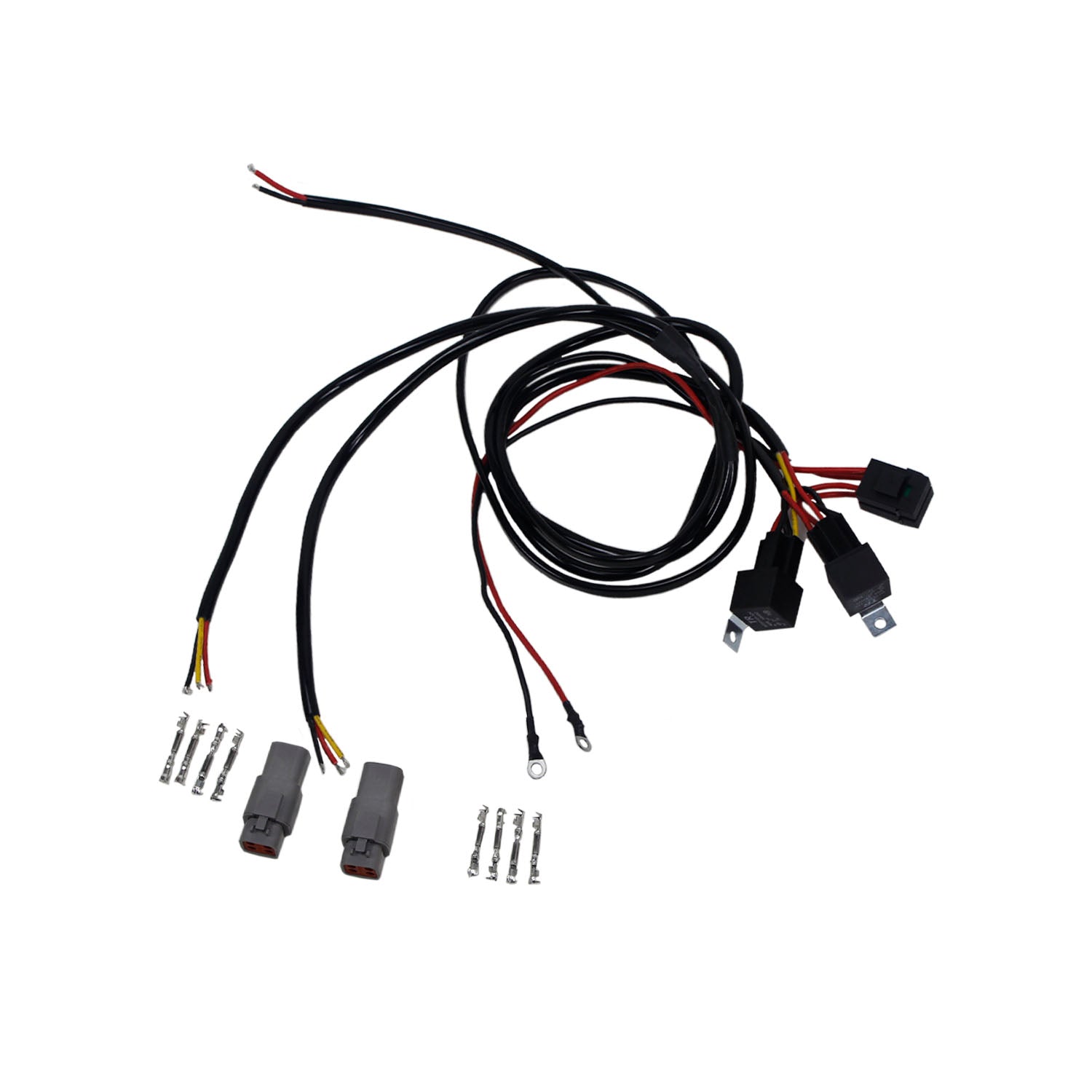 1.3 m Electronics Harness for FLTR with BAJA LP6 LED | POWERJAMES MOTOR