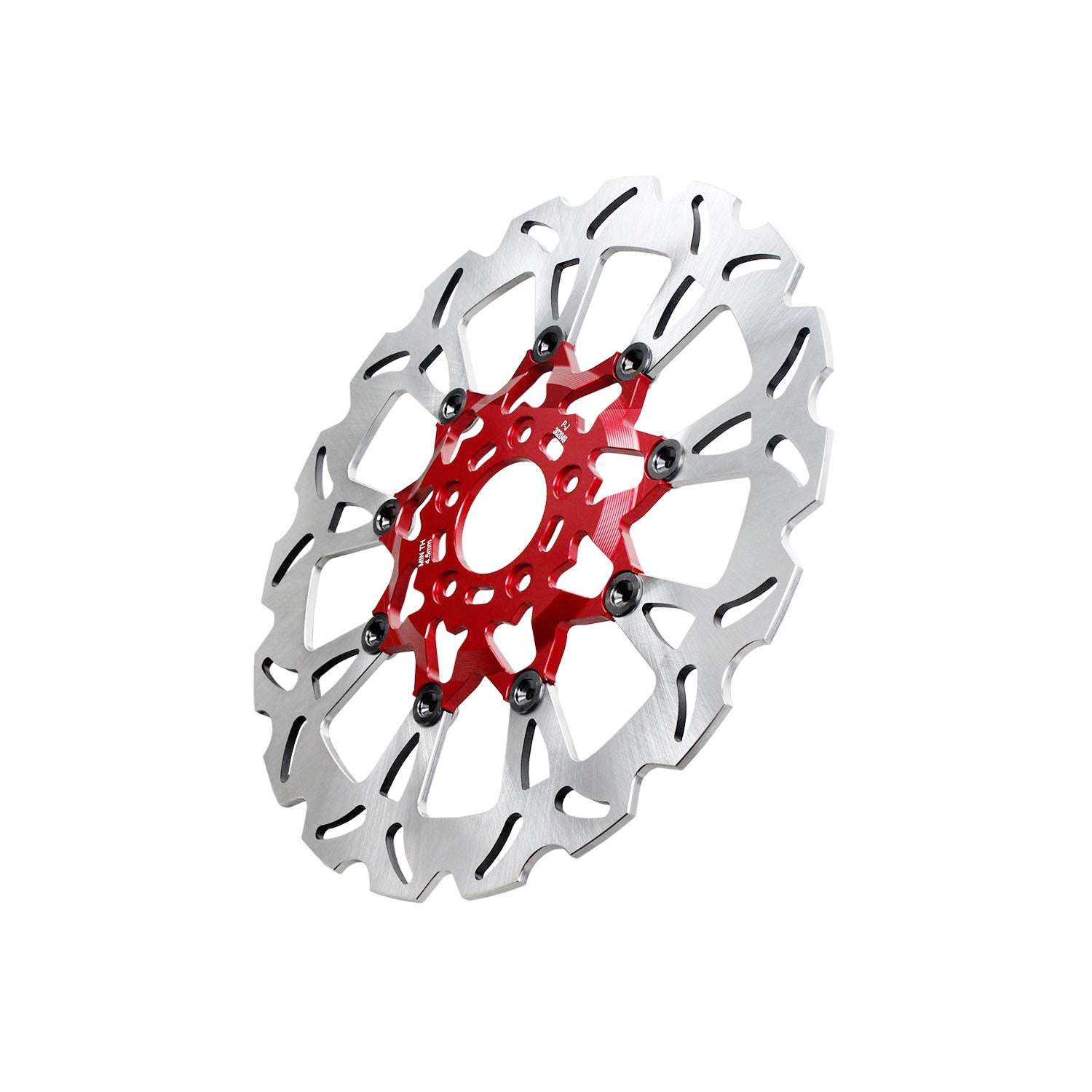 Red 14.0" Front Brake Rotor | POWERJAMES MOTOR