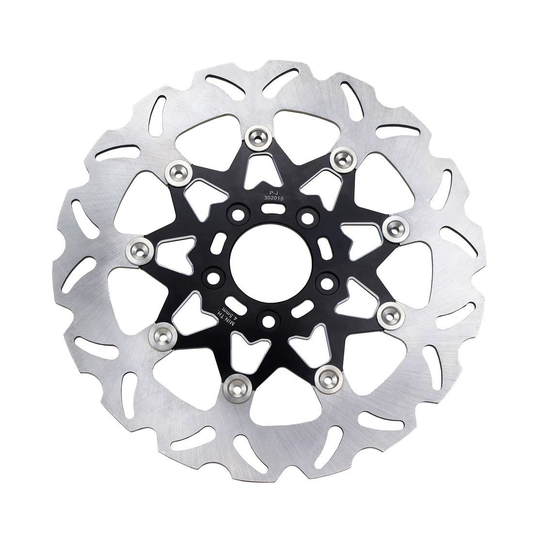 11.8"Black Front Brake Rotor- 9 Spokes | POWERJAMES MOTOR