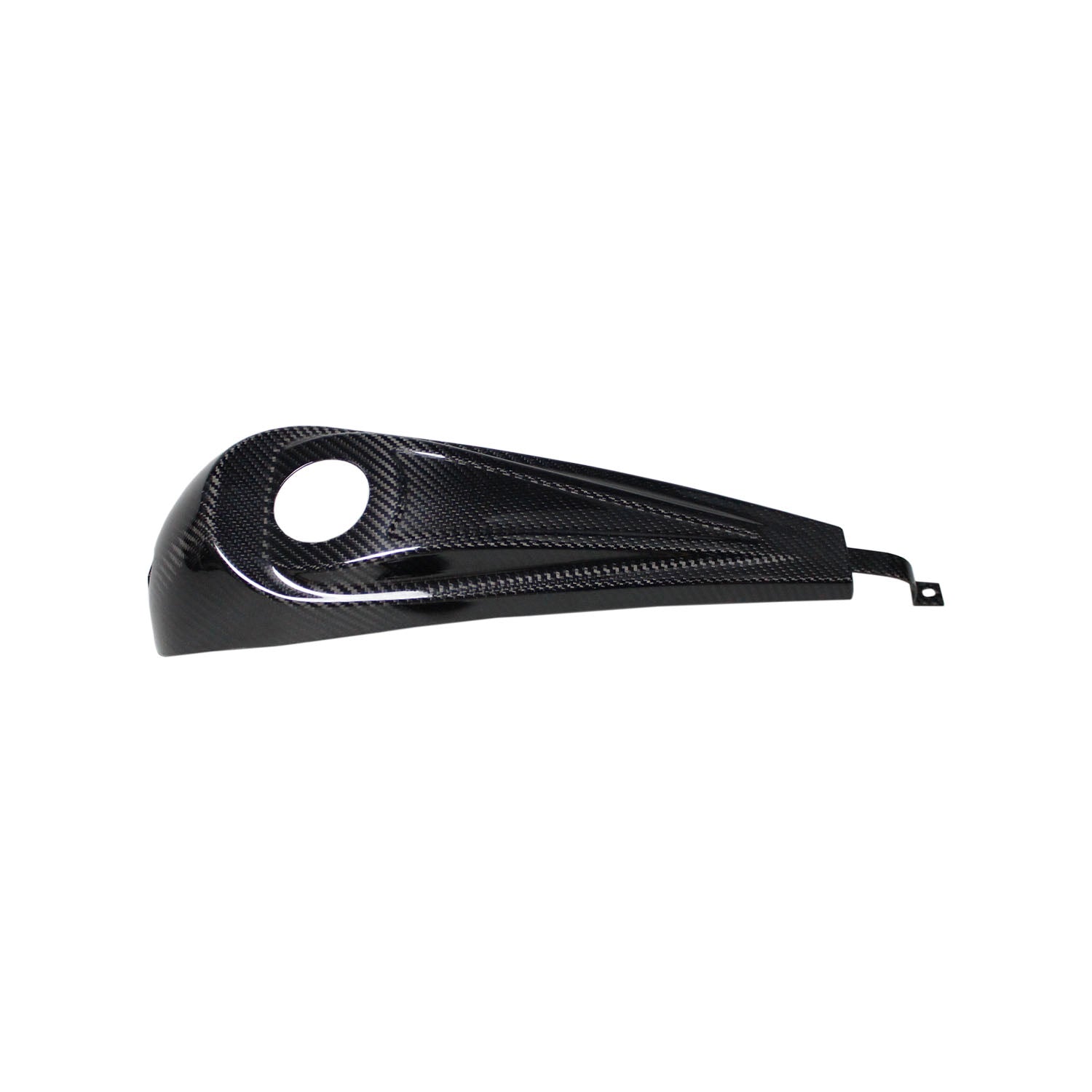 100% Carbon Fiber Gas Tank Panel Cover with Black Cap for Harley Davdi ...