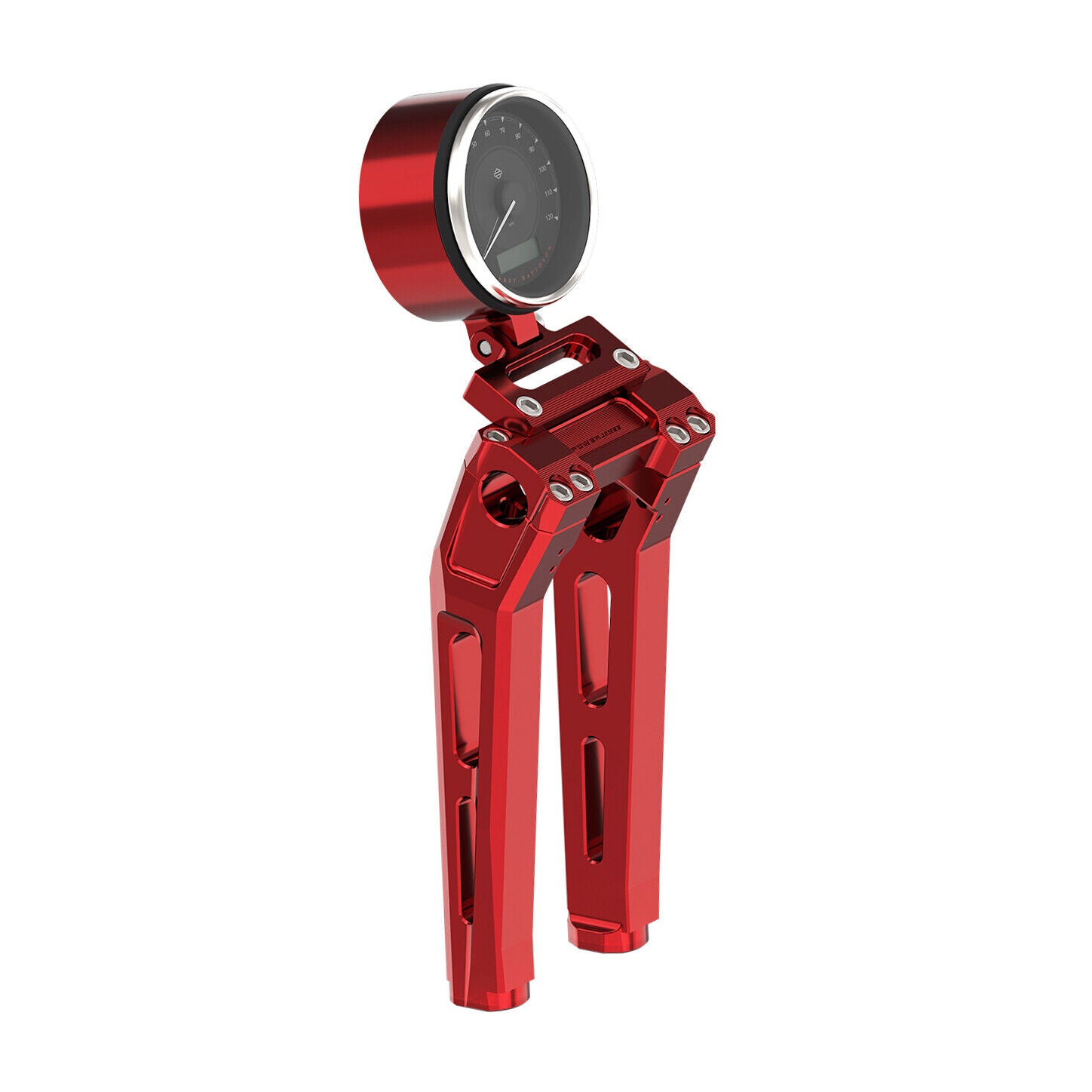 10" Tall Inside Pullback Handlebar Risers Kit for Harley Davidson Spor ...