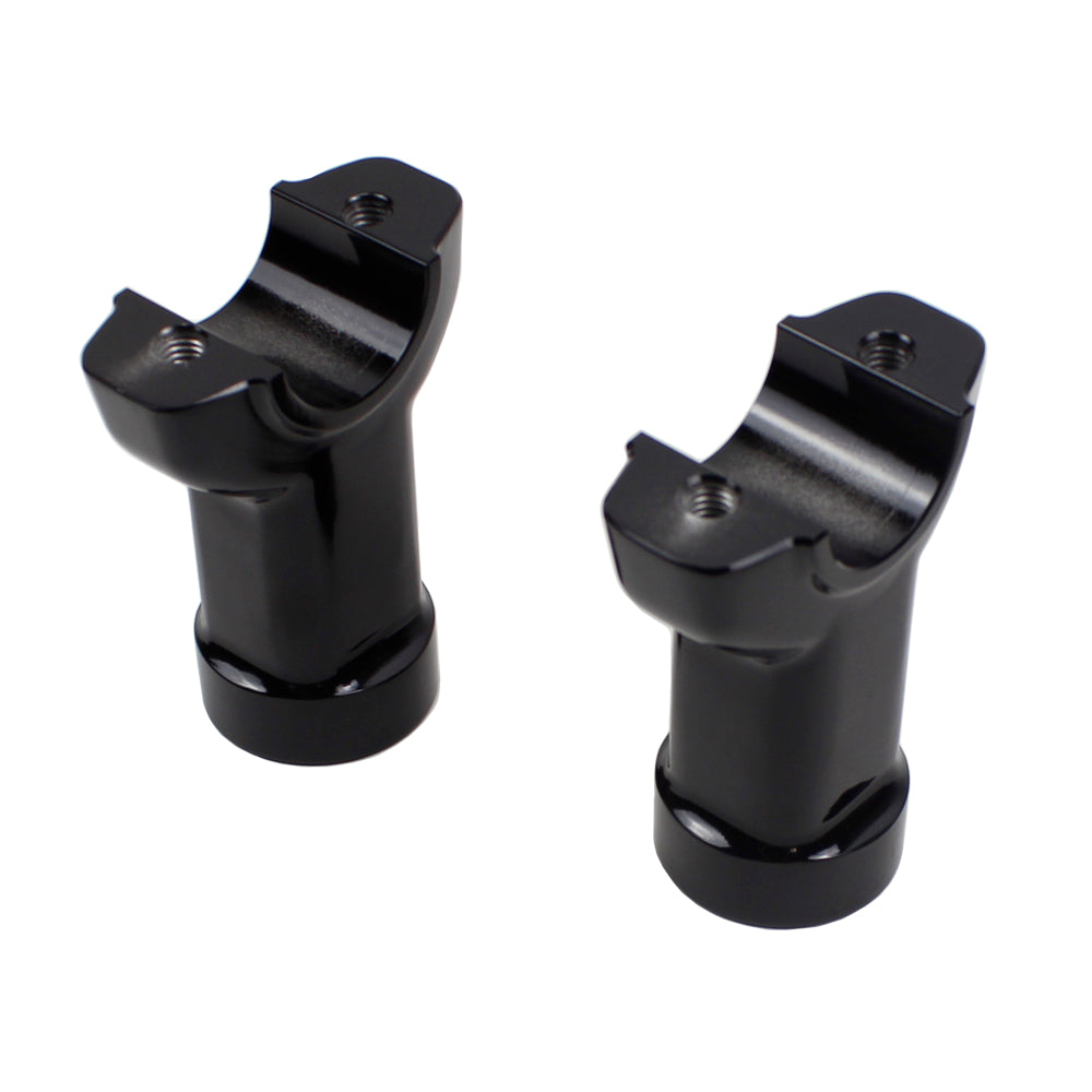 3 1/2" Height Straight Risers for Breakout Black | POWERJAMES MOTOR