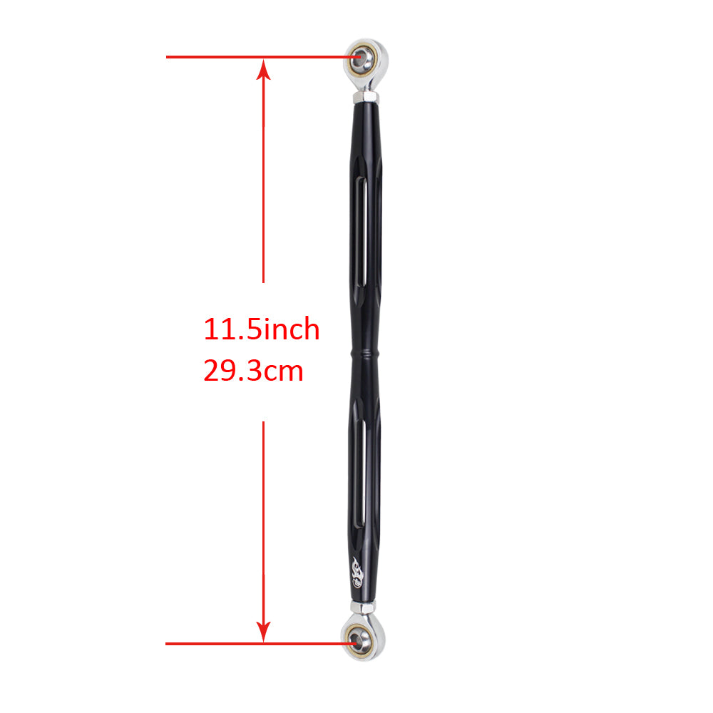 12" Black Shifter Shift Linkage Rods for Harley Softail Touring Dyna T ...