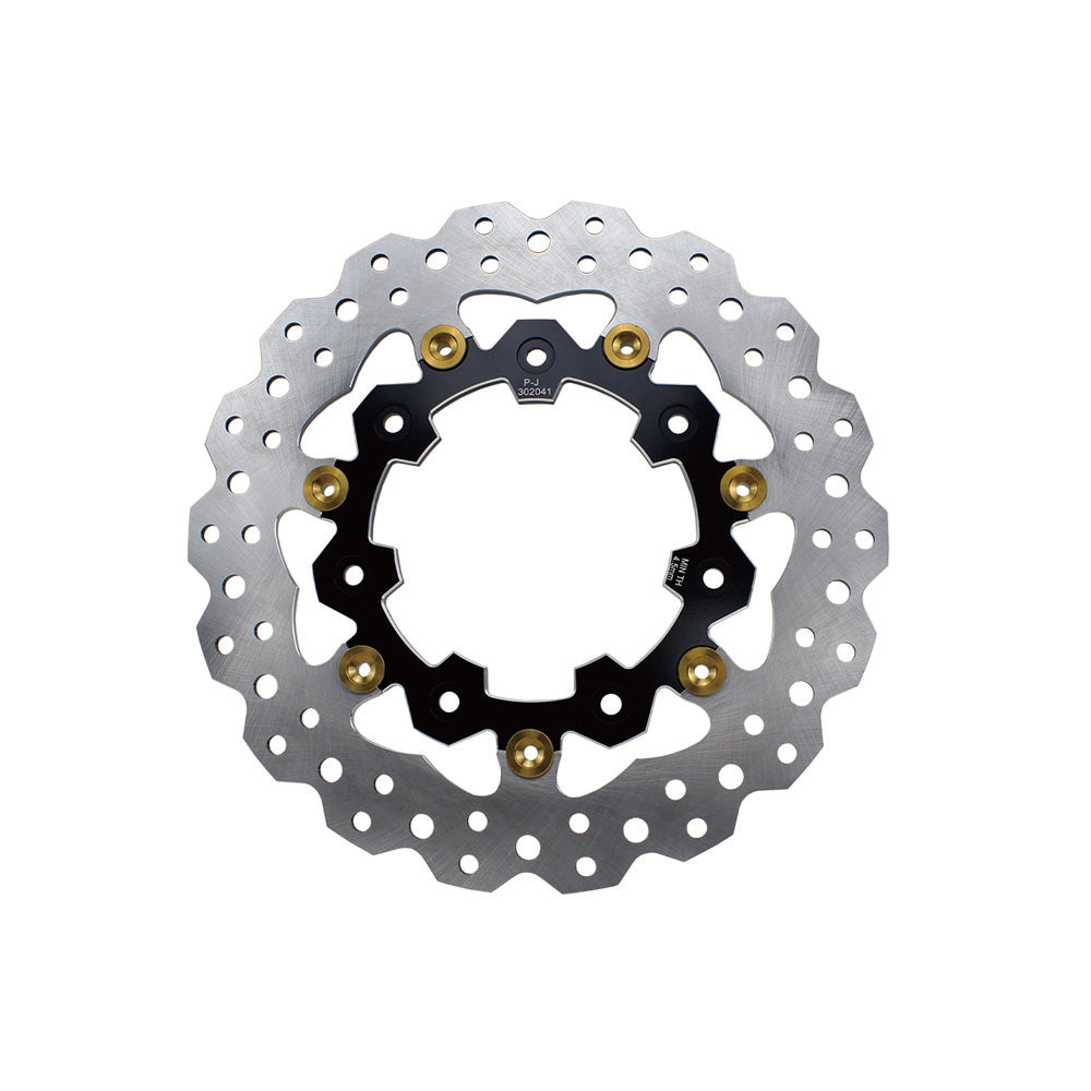 11.8" Black& Gold Brake Rotor for Slicer Wheel | POWERJAMES MOTOR